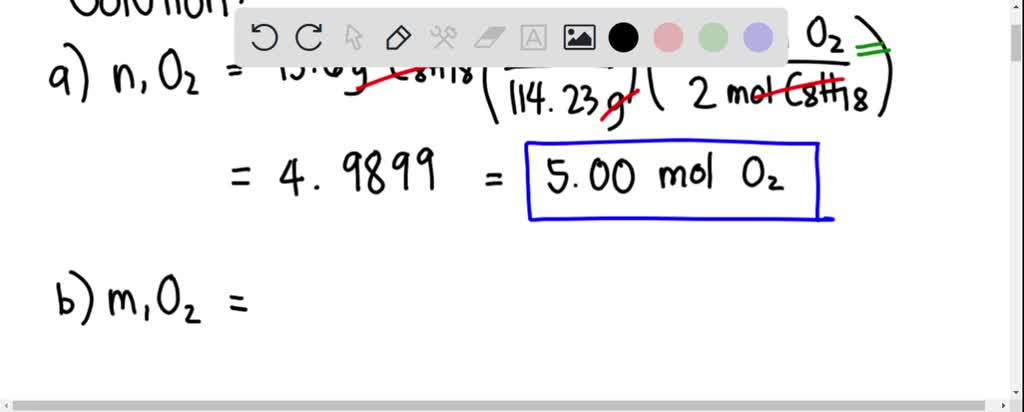 SOLVED: Consider the complete hydrocarbon combustion of octane (C8H18 ...