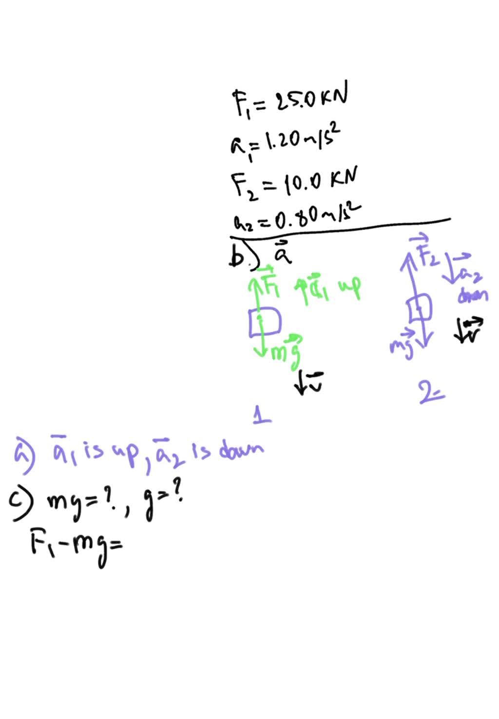 SOLVED: A spacecraft descends vertically near the surface of Planet X. An upward thrust of 25.0 ...