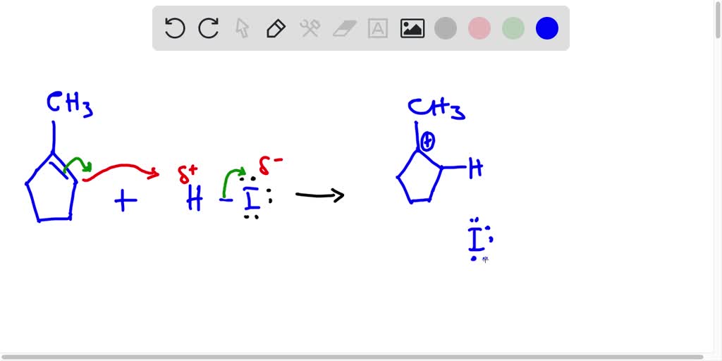 SOLVED: The alkyl halide below is synthesized from an electrophilic ...