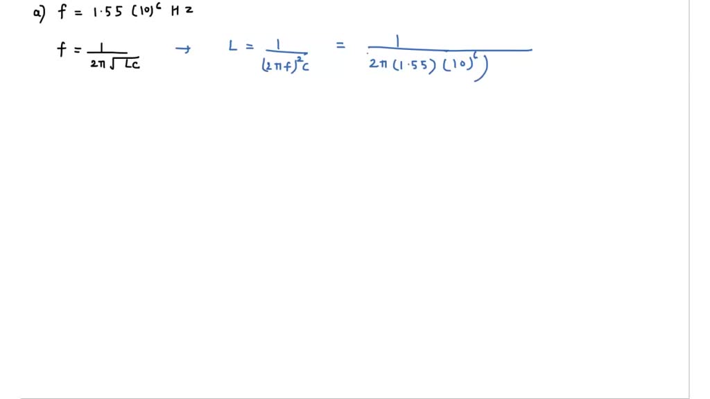 A radio can be tuned into a particular station frequency by adjusting ...
