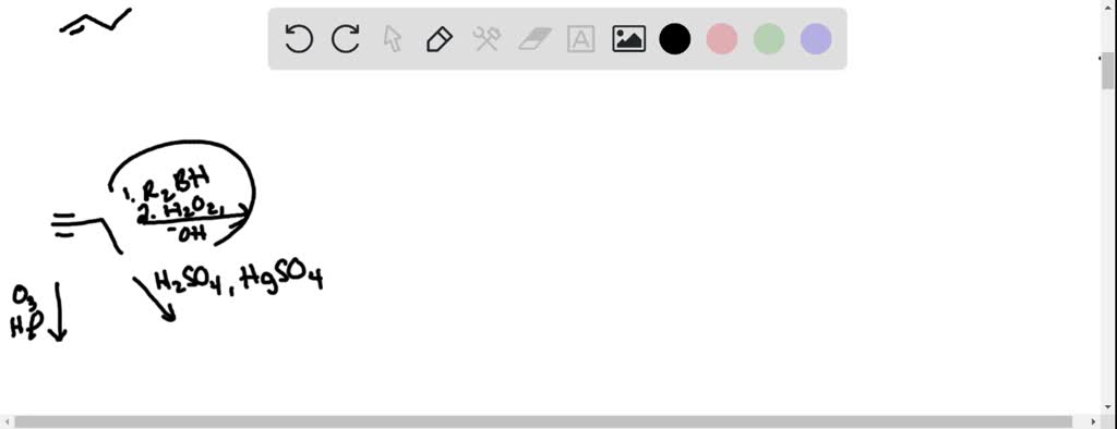 SOLVED: Using a sheet of paper, draw the products obtained in each of the following reactions ...