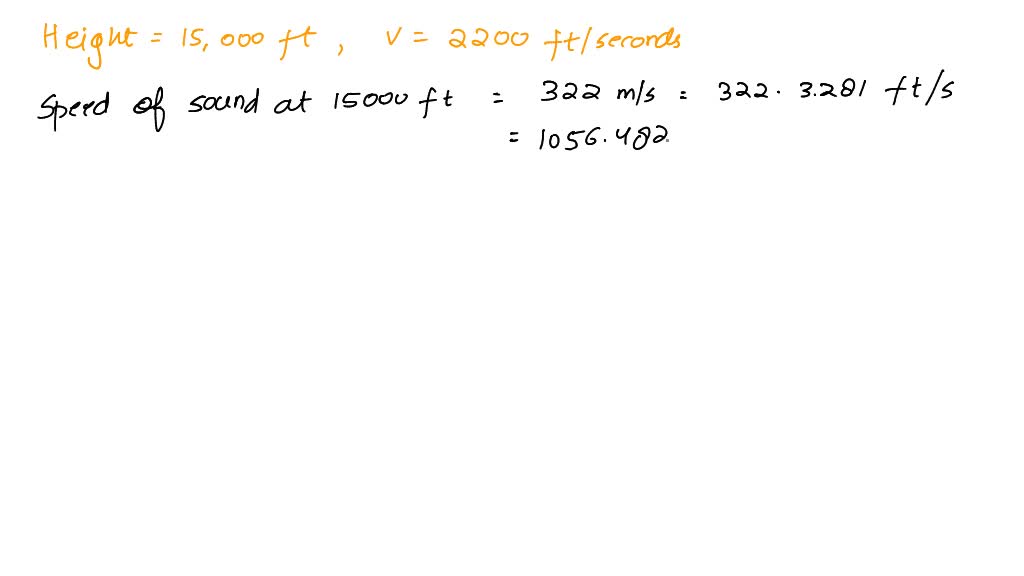 SOLVED What Is Mach 1 4 000 Ft Converted To Kt knots 