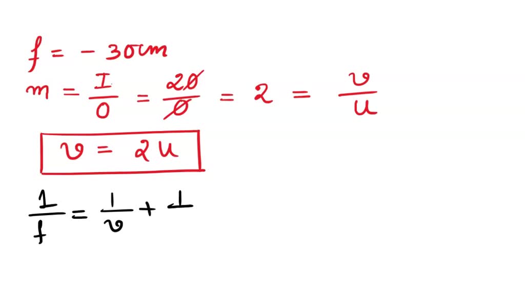 Rohit placed a pencil perpendicular to principal axis in front of a ...