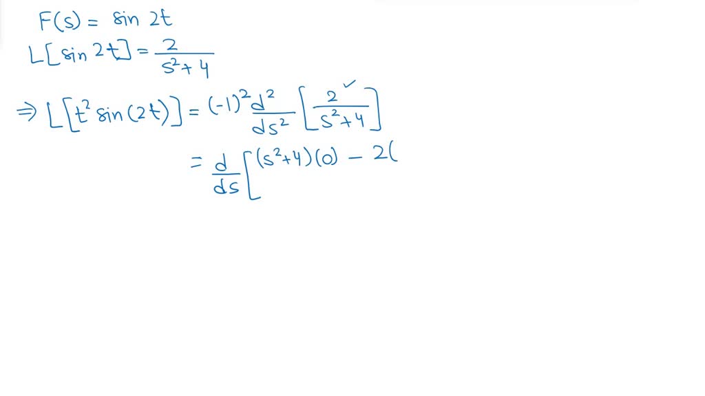 SOLVED: Section 6.1 Laplace Transform: Problem 2 Previous Problem Problem List Next Problem ...