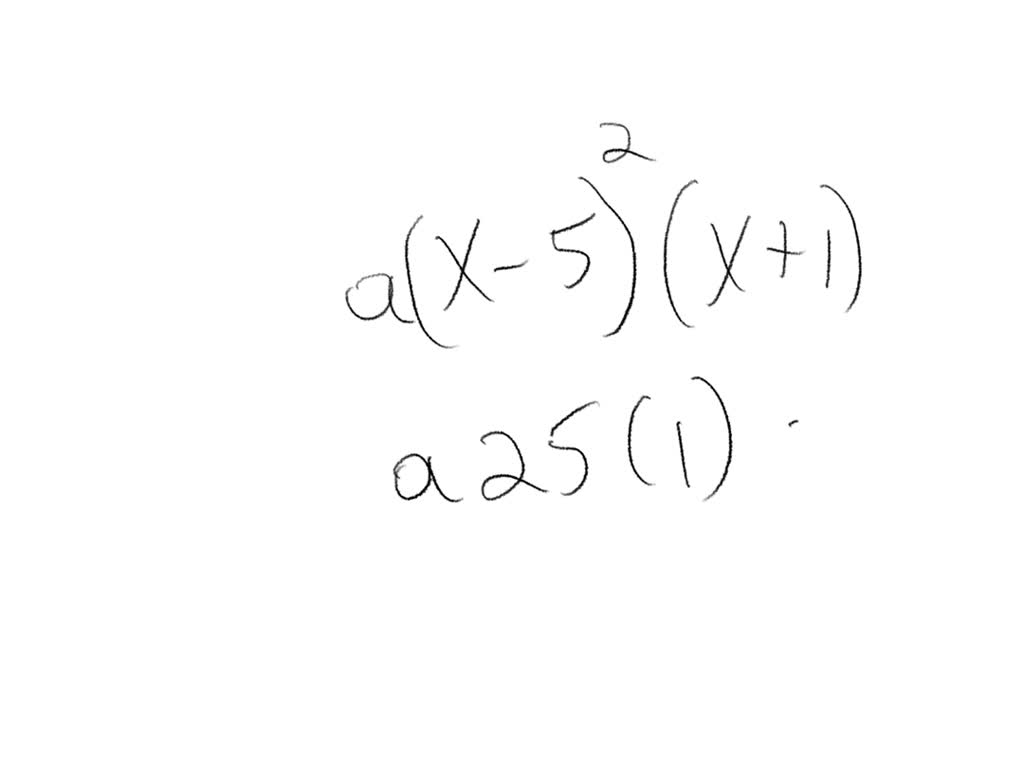 SOLVED: The polynomial of degree 3 , P ( x ) , has a root of ...