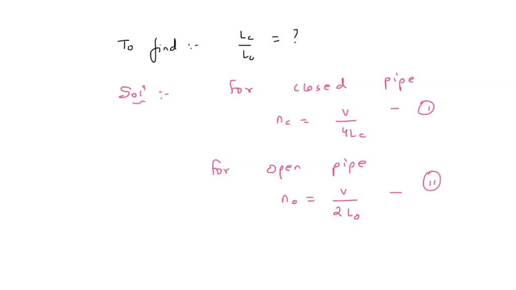 SOLVED: A closed organ pipe and an open organ pipe are tuned to the ...