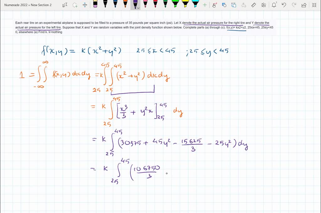SOLVED: Each front tire on a particular type of vehicle is supposed to ...