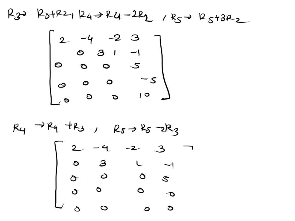 SOLVED: With A as the matrix shown below, find a 5x3 matrix B and a 3x4 ...