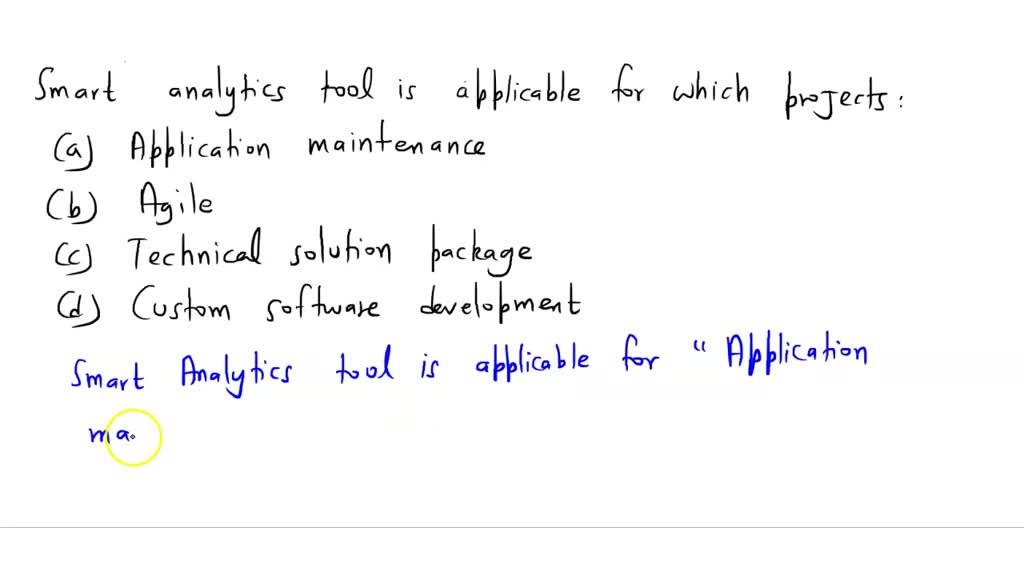 SOLVED: An important tool for project scope management is . a. fast ...