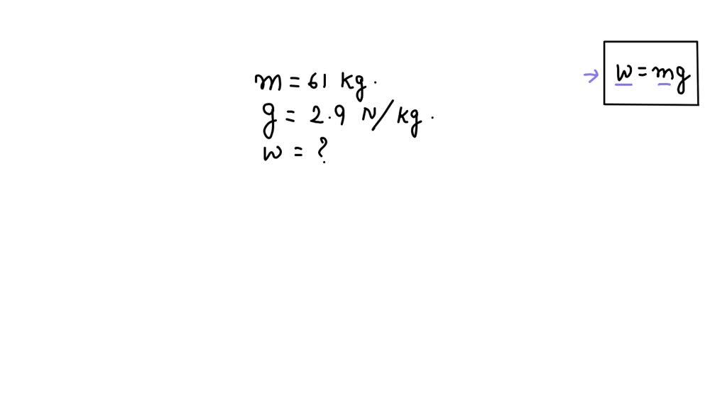 Solved A 61 Kg Object Experiences A Gravitational Field Of Size 2 9 N