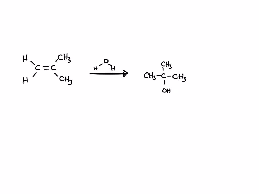 SOLVED: "Draw the two organic products of the hydration reaction shown. Include hydrogen atoms ...