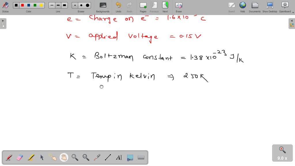 SOLVED: A forward bias PN junction diode has a current of 2mA, reverse saturation current = 1nA ...