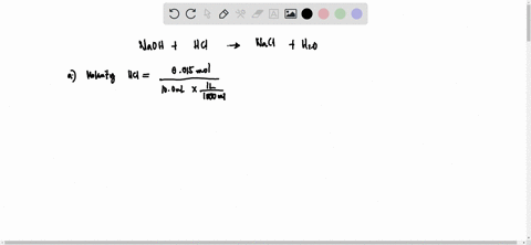 [GET ANSWER] a flask contains 0015 mol of hcl in 100ml of solution what is the molarity of the ...