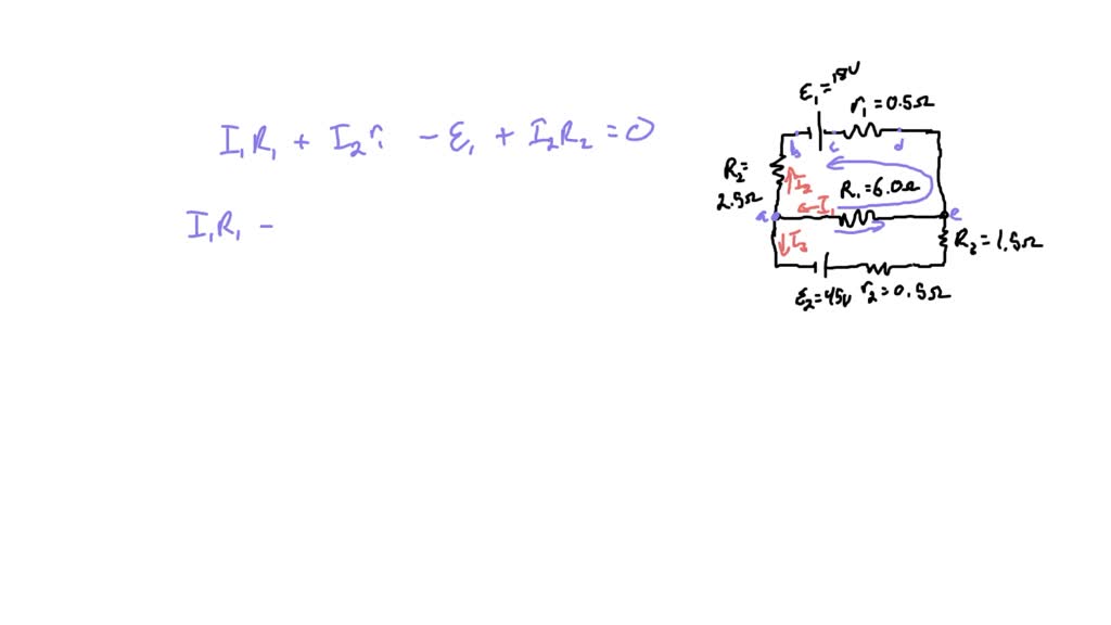 Solved Consider The Circuit Diagram In The Figure What Is The Equation That Results When
