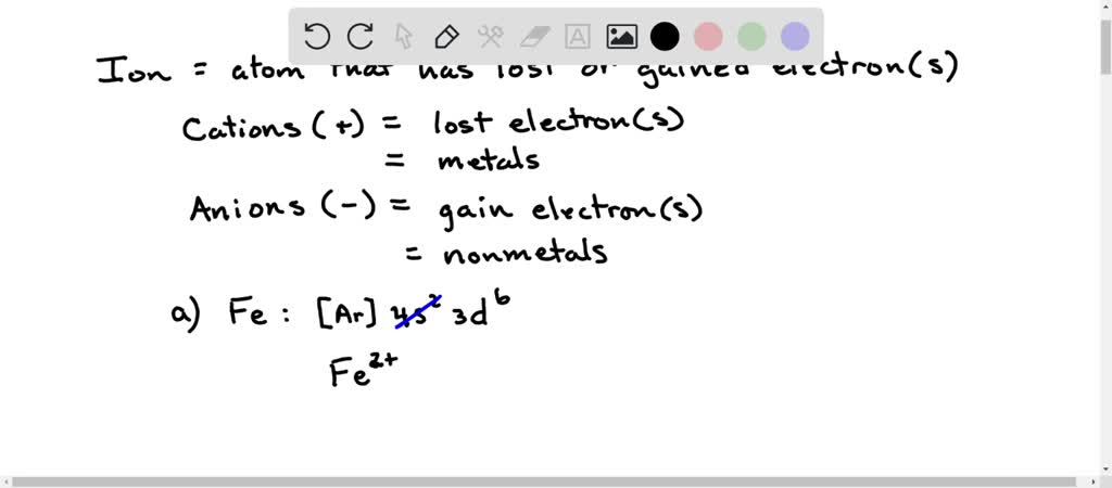 SOLVED: Predict the ion formed by each element: a) Fe b) N c) Mg d) Na ...
