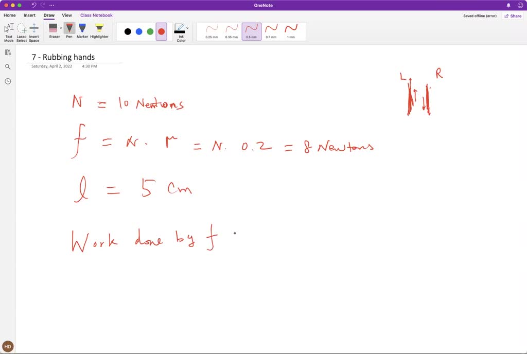 SOLVED: . On a cold winter day, you might rub your hands together to warm them up. The kinetic ...