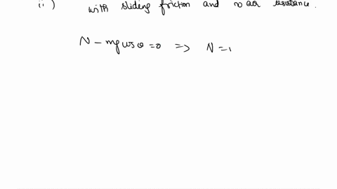 Sliding Box (a) A box of mass m slides down an inclined plane that ...