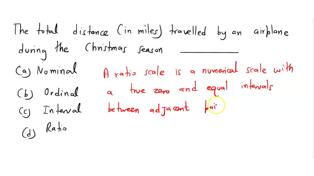 SOLVED: Question 5-7: Determine which of the four levels of measurement ...