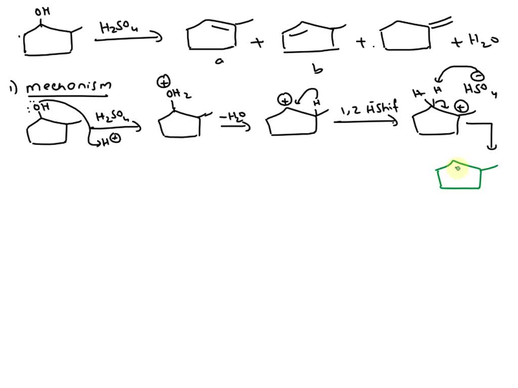 SOLVED: Draw the step-by-step reaction mechanism of the following ...