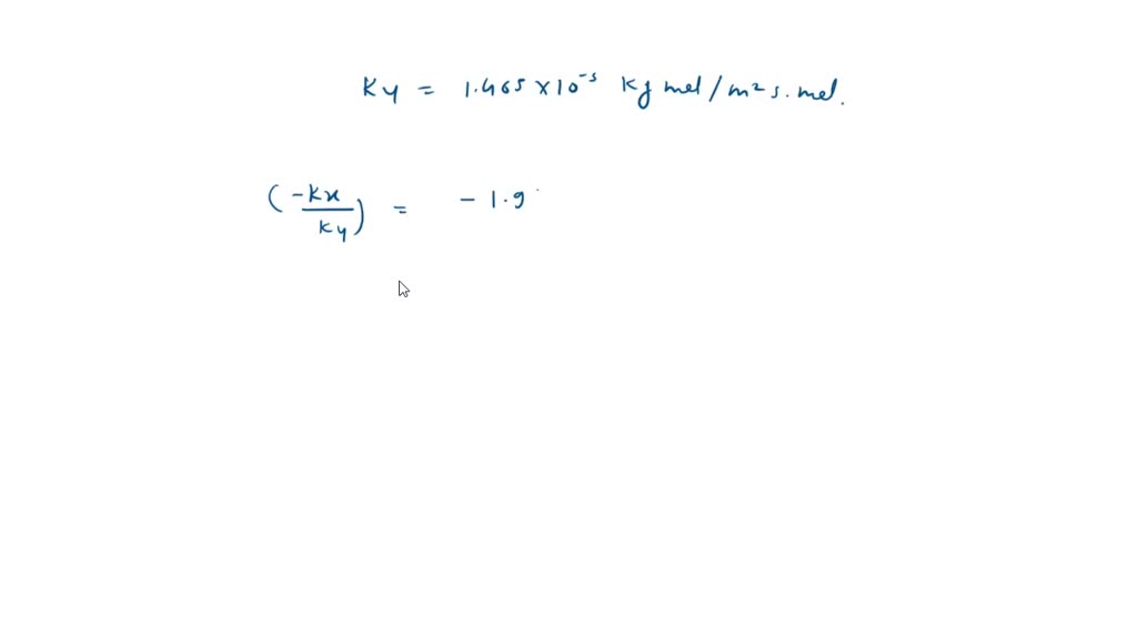 SOLVED: The solute A is being absorbed from a gas mixture of A and B in a wetted-wall tower with ...