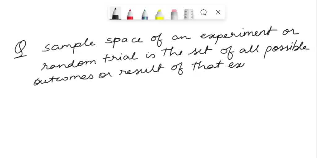 SOLVED: A two-digit number is written at random. (A) Describe the sample space. (B) What is the ...