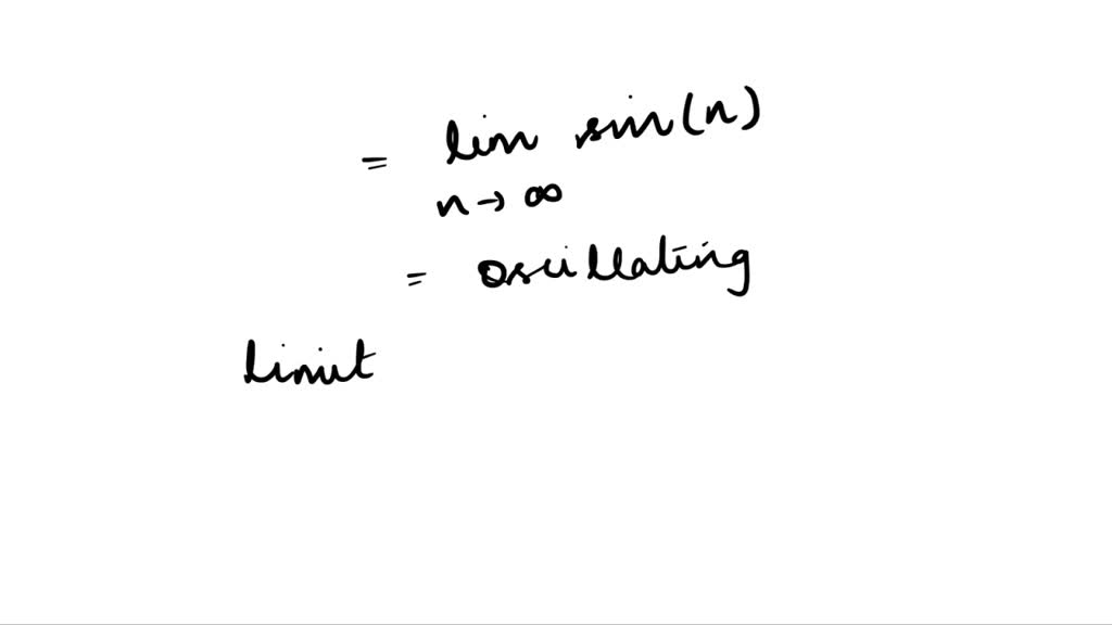 SOLVED Give An Example Of A Series That Fails The Limit Comparison