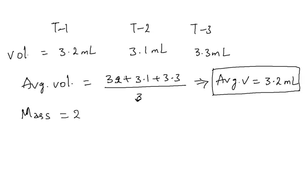 SOLVED: Part 3. Irregular-Shaped Solid Calculations Calculate the ...