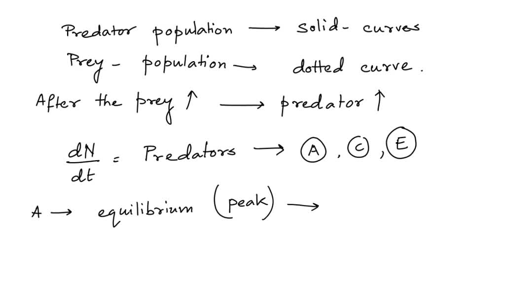 SOLVED: Consider the graph below depicting the population cycles of two ...