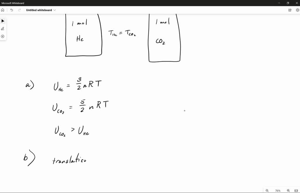 SOLVED: Thermodynamic Properties: Two identical, sealed, and well-insulated jars contain ...
