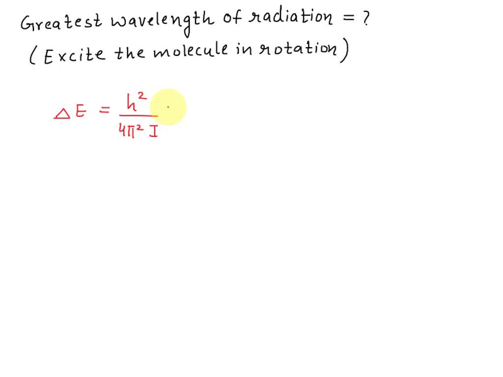 SOLVED: 2.) The below graph is the microwave spectrum of HBr. Calculate ...
