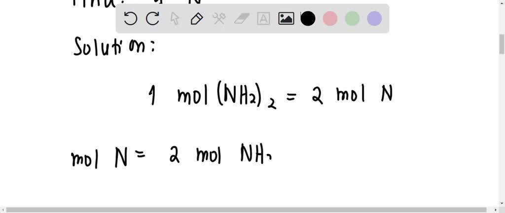 SOLVED: Urea (NH2)2CO is used as fertilizer. If 2 moles of urea are ...