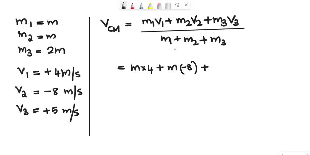 SOLVED: The drawing shows three particles that are moving with ...
