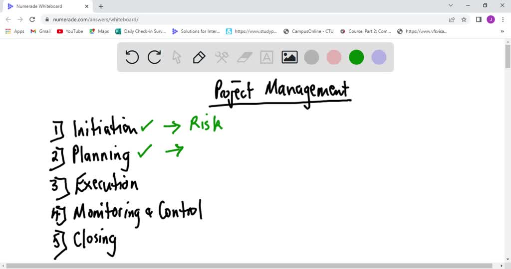 SOLVED: One of the main focus areas in RISK MANAGEMENT of a project is ...