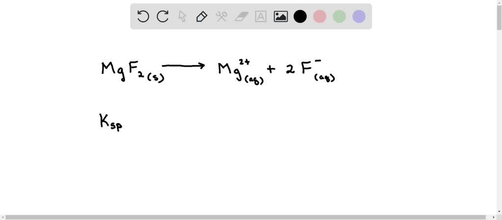 SOLVED: Completing the ion-product expression at equilibrium for each ...