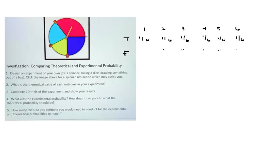 SOLVED: Investigation: Comparing Theoretical and Experimental ...