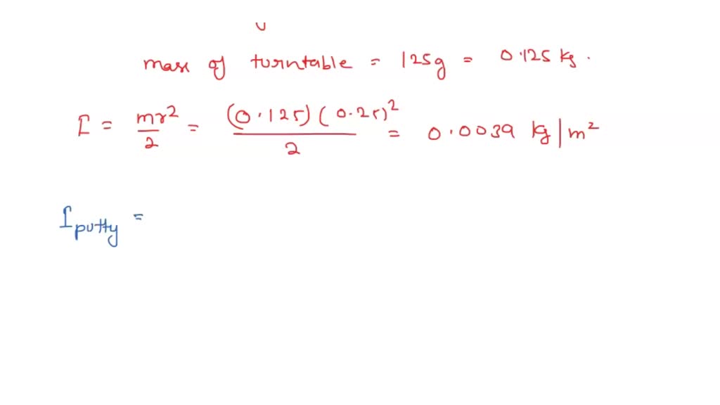 SOLVED: A small blob of putty of mass m falls from the ceiling and ...