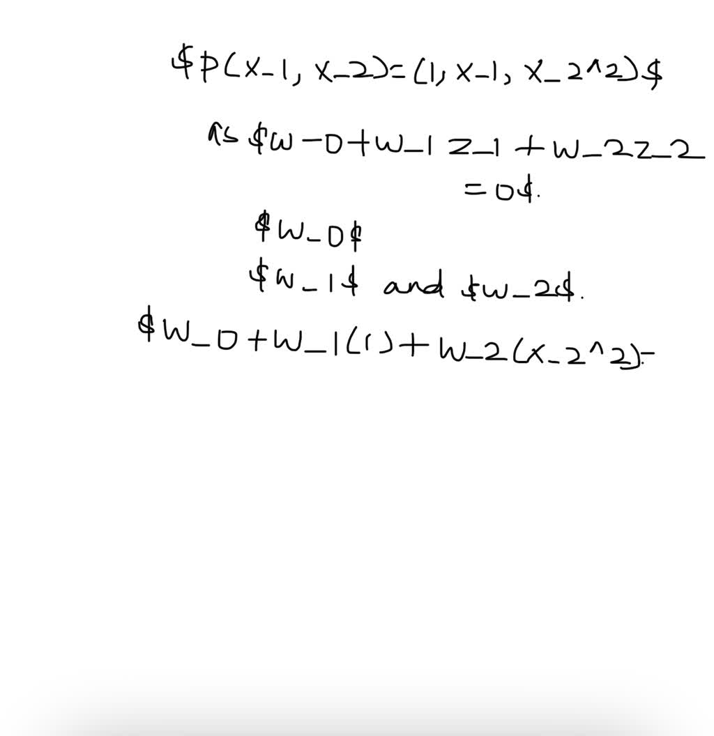 Solved Business Analytics Perceptron Learning Algorithm In Linear 5525