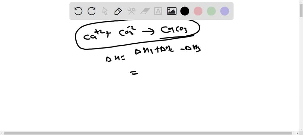 SOLVED: Calcium ion (Ca+2) and carbonate ion (CO3-2) are present in a ...