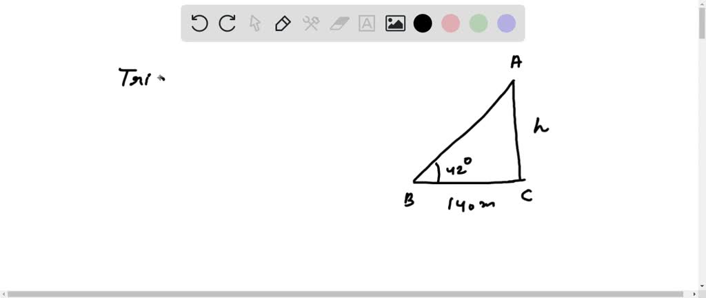 SOLVED: You are on top of building and see friend standing 140 meters ...