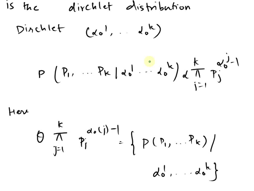 SOLVED: [25 Marks] Conjugate Categorical random variable analysis ...