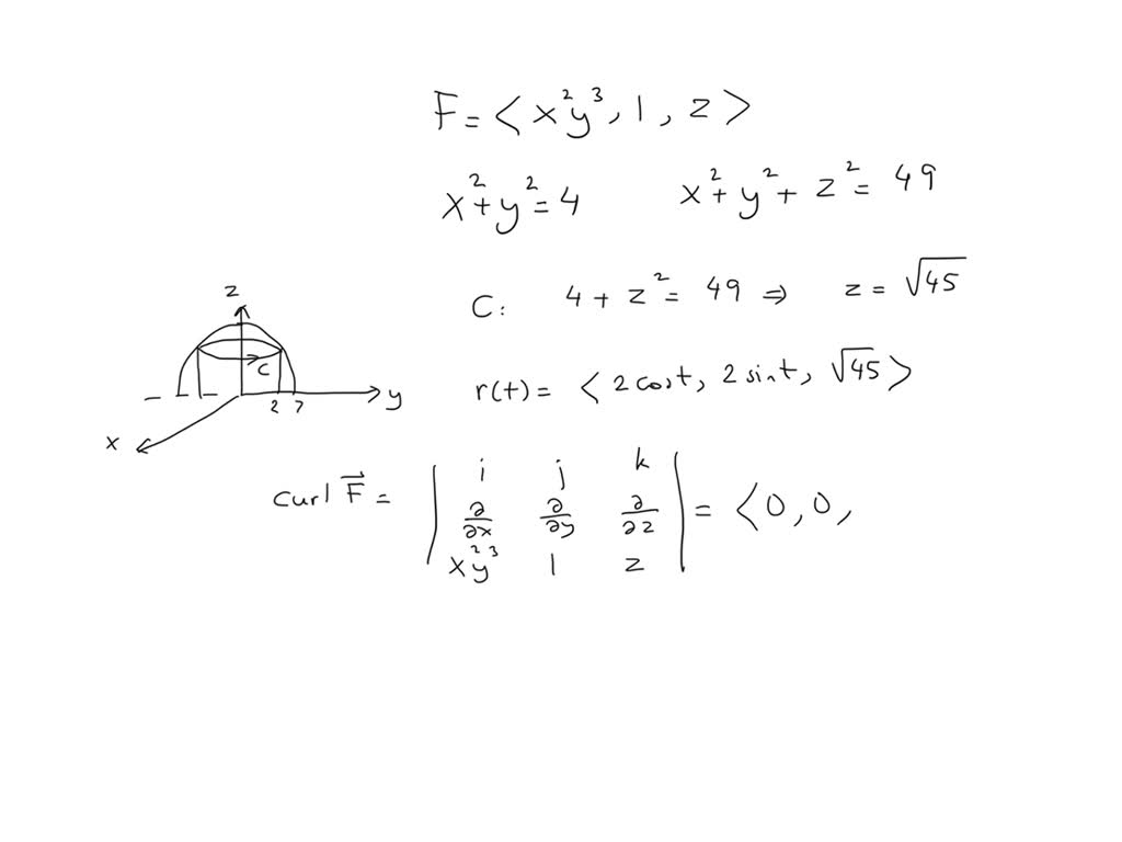 SOLVED: Use the surface integral In Stokes' theorem to calculate the circulation of field F, F(x ...