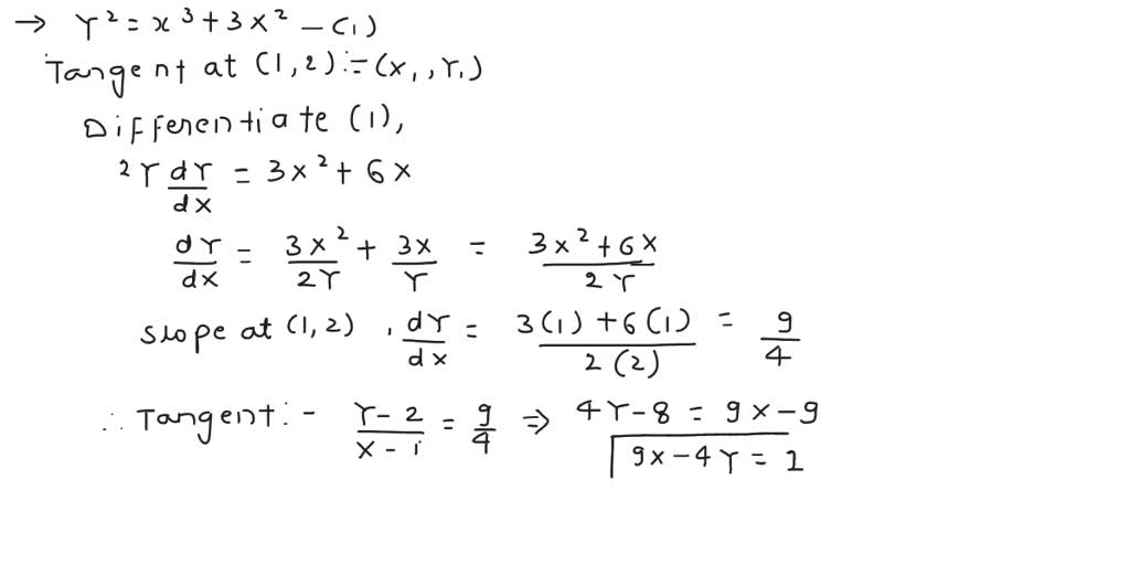SOLVED: (a) The curve with equation Y2 x 3x? is called the ...