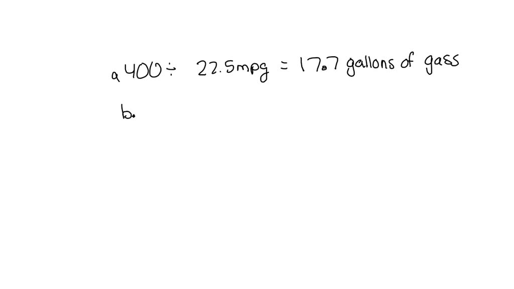 SOLVED: The graph below shows the fuel consumption (in miles per gallon ...