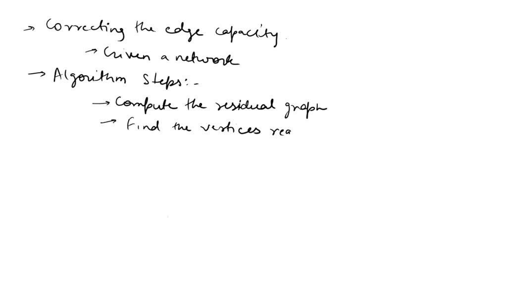Solved A Consider The Following Algorithm For Computing Multiterminal Flows The Subroutine