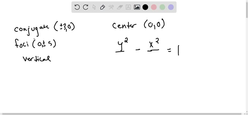 SOLVED: Find the equation of the hyperbola with its center at the ...