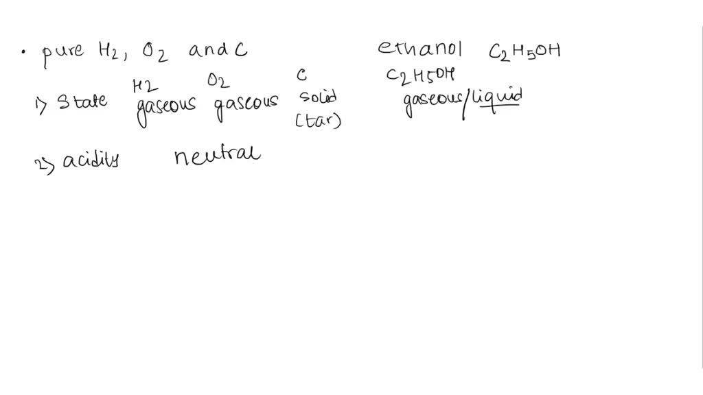 SOLVED: How are pure carbon, oxygen, and hydrogen different from the ...
