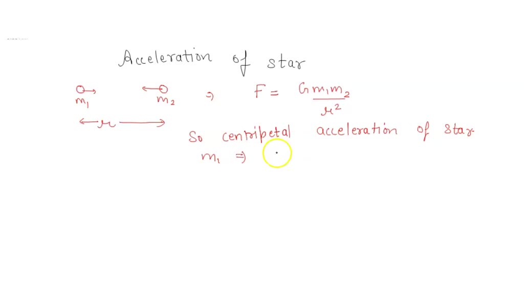 SOLVED: 1. A binary star consists of two stars that orbit about a fixed point C as shown in fig ...