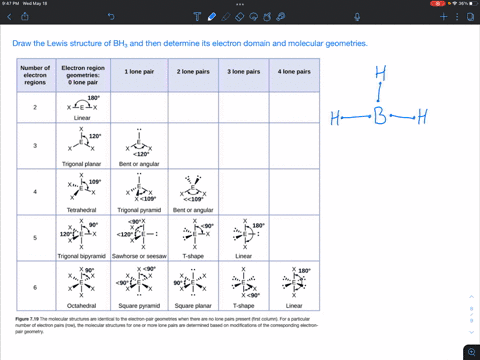 Draw the Lewis structure of H?CS and then determine its electron domain ...