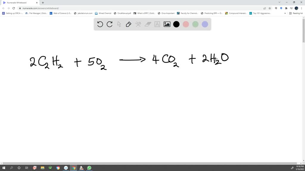 SOLVED: List the molar ratios you can derive from this balanced ...