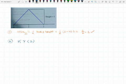 Generate two random numbers between 0 and 1 and take Y to be their sum. Then Y is a continuous ...